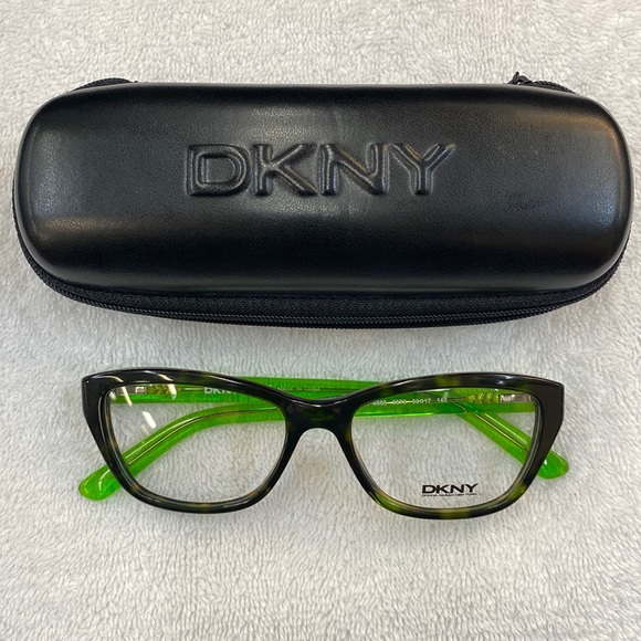Dkny | Accessories | Dkny Dy4665 3673 Eyeglasses Frames Blackgreen Round Cat Eye Glasses No Rx ...